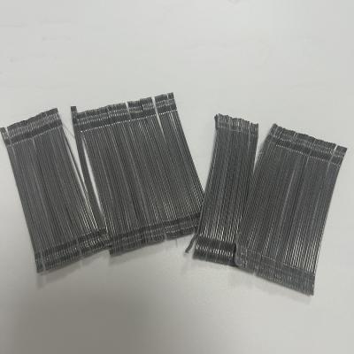 China Concrete Reinforcement Hooked End Glued Steel Fiber For Railway Sleeper for sale
