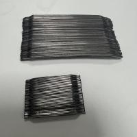 China Concrete Reinforcement Hooked End Glued Steel Fiber For Railway Sleeper for sale