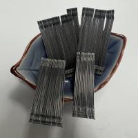 China Concrete Reinforcement Hooked End Glued Steel Fiber For Railway Sleeper for sale