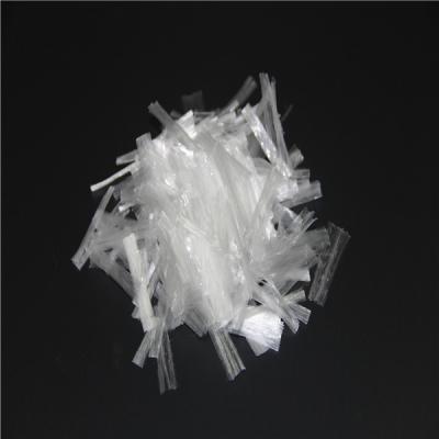 China Beam Like Net White Polypropylene Concrete PP Mesh Fiber For Concrete Construction for sale