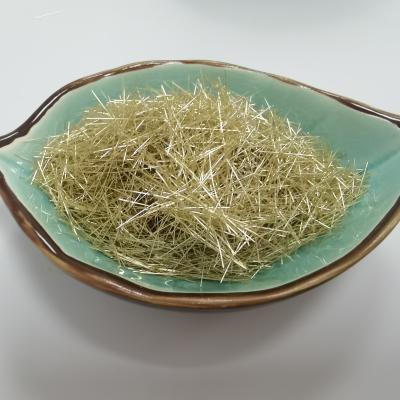 China 2850 Mpa High Tensile Strength Micro Steel Fibre Fiber With Copper Coated For RPC And UHPC for sale