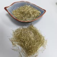 China 0.2mm 0.22mm Diameter Brass Coated Micro Steel Fiber For UHPC And Concrete for sale