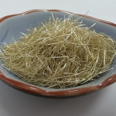 China 0.2mm 0.22mm Diameter Brass Coated Micro Steel Fiber For UHPC And Concrete for sale