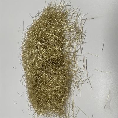 China Briture High Crack Resistance Copper Coated Micro Steel Fiber For Concrete Reinforcement And Concrete Slabs for sale