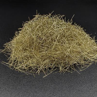 China High Performance Brass Coated Micro Steel Fiber For Dry Shotcrete for sale