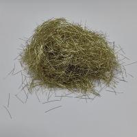 China Superior Crack Control Brass Coated Micro Steel Fiber For Slab On Pile for sale