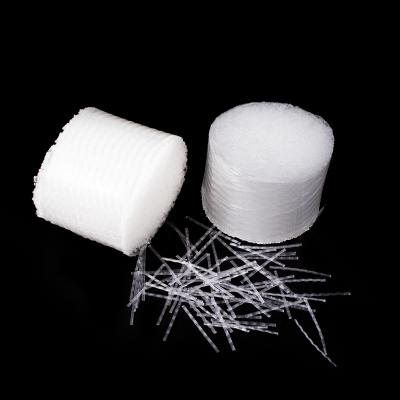 China High Crack Resistance Polypropylene PP Macro Fiber Wave Form For Bridge Construction for sale