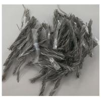China 54mm Mixed Polypropylene Fiber Twister And Mesh Form For Concrete Reinforcing for sale