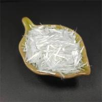 China 6mm White HD Glass Fiber For Anti Cracking And Reinforcement Concrete for sale
