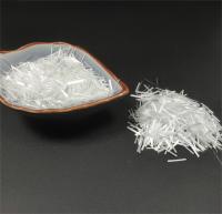 China 6mm White HD Glass Fiber For Anti Cracking And Reinforcement Concrete for sale