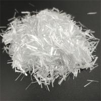 China 6mm White HD Glass Fiber For Anti Cracking And Reinforcement Concrete for sale
