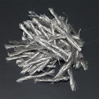 China High Break Strength PP Fiber Twisted Bunchy Form Reinforcement For Cement Concrete for sale