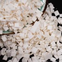 China White Color Flake Lignin Fiber For Concrete Mortar Gypsum Products for sale