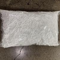 China PP Macro Sythetic Fiber Twist 51mm White Color For Pisos Industrial Floor for sale