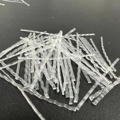 China CE Certified Concrete Engineering PP Macro Wave Fiber 40mm For Beton for sale