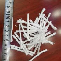 China White 51/54mm PP Macro Fiber Twist Bunchy Fiber For Concrete Reinforcement for sale