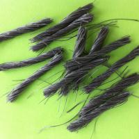 China White 51/54mm PP Macro Fiber Twist Bunchy Fiber For Concrete Reinforcement for sale