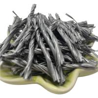 China Buliding Polymer Material PP Fiber Twisted Bunchy Form 500T For Crack Resistant for sale