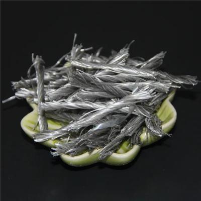 China Strength Macro Fiber For Reinforced Concrete Transparent twisted bundle 560 Mpa Strength for sale