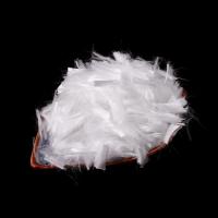 China 6mm 12mm White Chopped Concrete Polypropylene Fiber For Cement Panel for sale