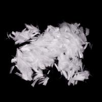 China 6mm 12mm White Chopped Concrete Polypropylene Fiber For Cement Panel for sale