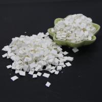 China White Flake Concrete Wooden Cellulose Fiber For Pervious Paving for sale