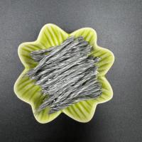 China 54MM Black Polypropylene PP Twisted  Bunchy Fiber  For Concrete Construction Reinforcement for sale