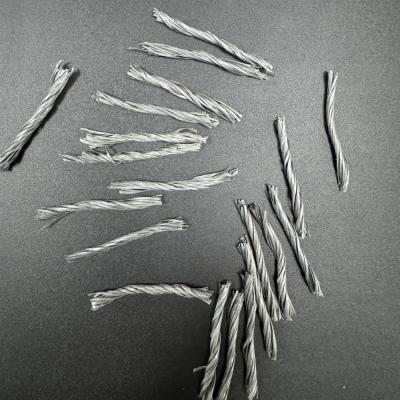 China PP Fiber Twisted Bunchy Form  For Reinforcement To Cement Concrete for sale