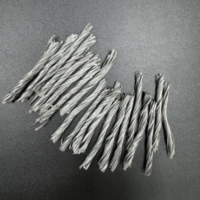 China High Strength PP Fiber Twisted Bunchy Form for Concrete Reinforcement in Construction Projects with Better Dispersion for sale