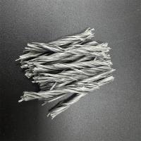 China Biture Grey PP Fiber Twisted Bunchy Form For Reinforcement To Crack Resist And Concrete for sale