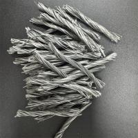 China Strong Cracking Resistance Gray PP Fiber Twisted Bunchy Form 500T For Industrial Floor for sale