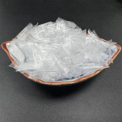China White Polypropylene Concrete PP Mesh Fiber For Projects Construction for sale