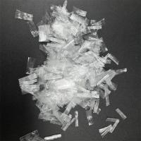 China White Polypropylene Concrete PP Mesh Fiber For Projects Construction for sale