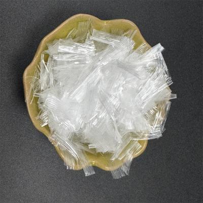 China 560Mpa Tensile Strength Fibrillated Mesh Polypropylene Fiber Improve Steel Protection For Modern House And Factory Construction for sale
