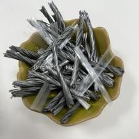 China CE Certificated PP Fiber Bundle Twisted Mesh Armored Concrete Fiber For Mortar Use for sale