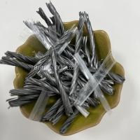 China CE Certificated PP Fiber Bundle Twisted Mesh Armored Concrete Fiber For Mortar Use for sale