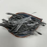 China Industrial Floor Use Grey Polypropylene Macro Fibre PP Twist Fiber For Concrete Reinforcement In Construction for sale