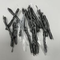 China Industrial Floor Use Grey Polypropylene Macro Fibre PP Twist Fiber For Concrete Reinforcement In Construction for sale