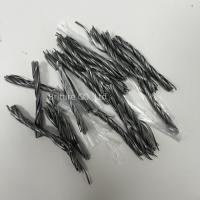 China Industrial Floor Use Grey Polypropylene Macro Fibre PP Twist Fiber For Concrete Reinforcement In Construction for sale