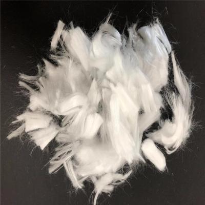 China Superfine engineering PP fiber monofilament for concrete reinforcement for sale