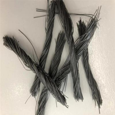 China The systhetic Fiber for reinforce the Concrete PP Fiber Bunchy Form for sale