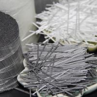 China Synthetic PP Microfiber Plastic Fiber Reinforced Concrete 54mm For Construction for sale