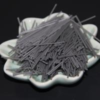 China Plastic PP Embossed Macro Synthetic Fibers Concrete For Reinforcement for sale