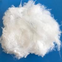 China White Anti Bacteria PLA Polylactic Acid Fiber Polypropylene Staple Fiber For Textiles for sale