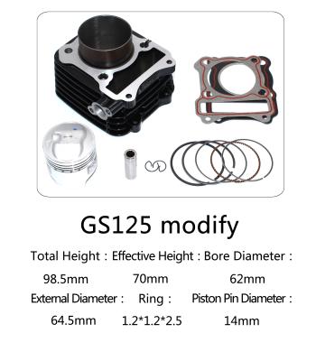 China Suzuki GS125 Expand 150 Motorcycle Cylinder Kit For Motorcycle Spare Parts for sale