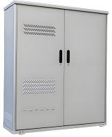 China IP55 Outdoor Communication Cabinet 1300-2100mm with 1601-2400W UPS Load Capacity for sale