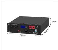 China 10.24kWh 51.2V 200AH Lithium Iron Phosphate Energy Storage Battery with 6000 Cycle Life for sale