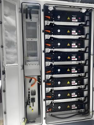 China 100Kwh Energy Storage Cabinet 614.4V IP54 Rated Industrial Battery System with 30KVA Output for sale