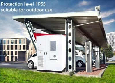 China Outdoor 215kWh Energy Storage Cabinet IP66 Liquid Cooled Industrial Commercial Battery System for sale