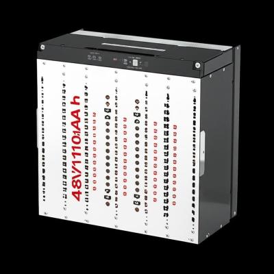 China 48V100Ah Photovoltaic Storage Battery 51.2V LiFePO4 Rack System with 6000+ Cycles and 10-Year Lifespan for sale